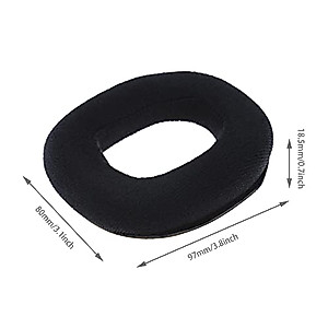Pair of Replacement Soft Velour Headphones Earpads Foam Ear Pads Cover Cushions Compatible with Astro A40 TR A50 Headset Ear Cushion Repair Parts
