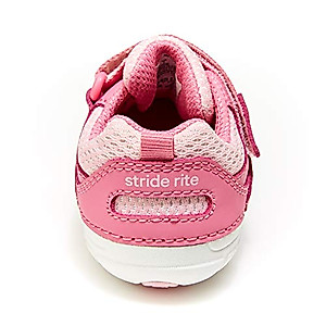 Stride Rite baby boys Soft Motion Rhett Sneaker, Pink, 5 Toddler US
