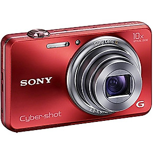 Sony Cyber-shot DSC-WX150 18.2 MP Exmor R CMOS Digital Camera with 10x Optical Zoom and 3.0-inch LCD (Red) (2012 Model)