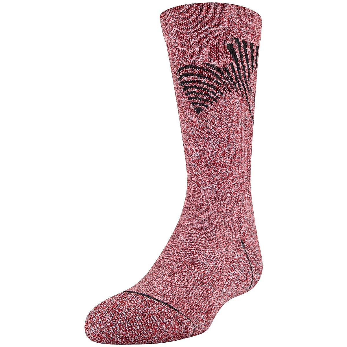 Under Armour Youth Phenom Crew Socks, 3-Pairs , Red Assorted , Small