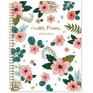 2024-2025 Monthly Planner - Monthly Planner 2024-2025, Jan. 2024 - Dec. 2025, 24 Monthly Tabs & Notes Pages, 9" × 11", Perfect Organizer