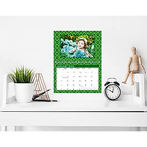 2024 Photo Frame Wall Spiral-bound Calendar (Add Your Own Photos) - 12 Months Desktop/Wall Calendar/Planner - (Edition #06)