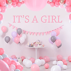 Pink Balloons Different Sizes- 12+5 Inch 70Pcs Party Balloons Helium Quality Latex Balloons Balloon garland kit as Birthday Balloons Gender Reveal Balloons Baby Shower Balloons Wedding