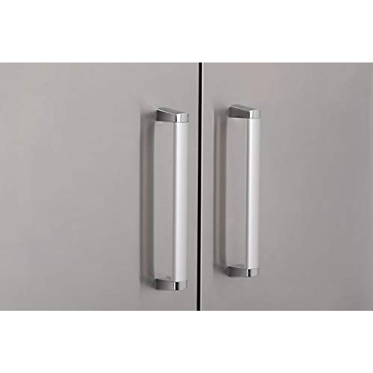 Bonfire Outdoor Kitchen Double Access Door,33x22 Inch,304 Stainless Steel BBQ Grill Doors ,CBADD,Silver