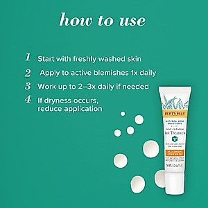 Burts Acne Spot Crm Max Size .5 Oz Burts Bee Acne Max Sport Cream 0.5oz