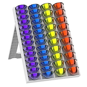 Coffee Pod Storage Holder Drawer Organizer for Nespresso Vertuo Capsule, Holder Tray Storage for Nespresso Pod, Compatible with 40 7.77fl oz or 56 1.35fl oz Pods for Kitchen Drawer, Office Countertop.