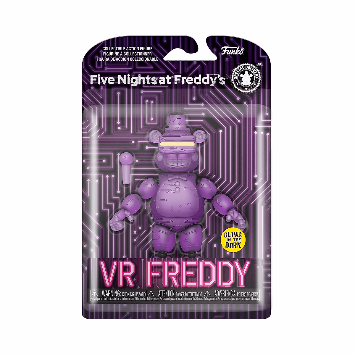 Funkop Pop! Action Figure: Five Nights at Freddy's - VR Freddy (Glow in The Dark)