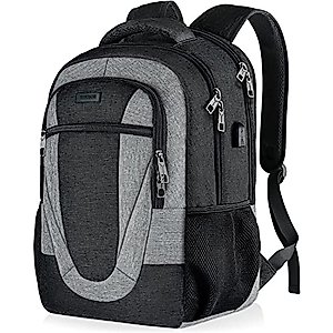 BIKROD Travel Laptop Backpack for Men and Woman, School Backpacks for Teens with USB Charging Fits 15 IN Laptop Backpack, Adult Business Computer Travel Backpack [New Version of Quality Upgrade]