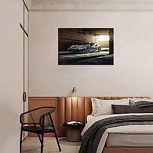 Car Poster Ferrari F40 Supercar Posters Racing Car Canvas Wall Art For Boy's Bedroom SuperCar Wall Decor Unframe-style 18x12inch(45x30cm)