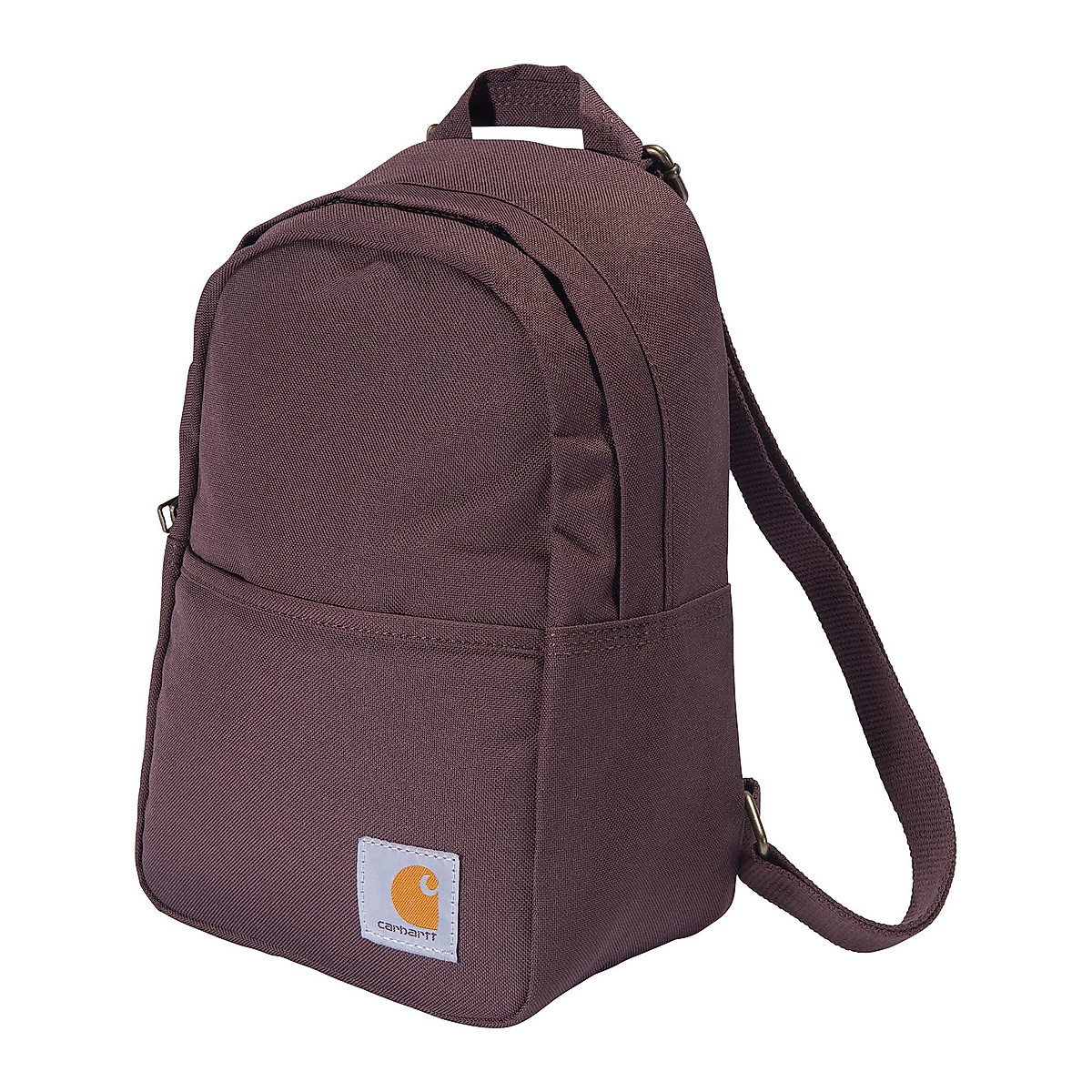 Carhartt Classic Mini Backpack, Durable, Water-Resistant Backpack with Adjustable Shoulder Straps, Wine