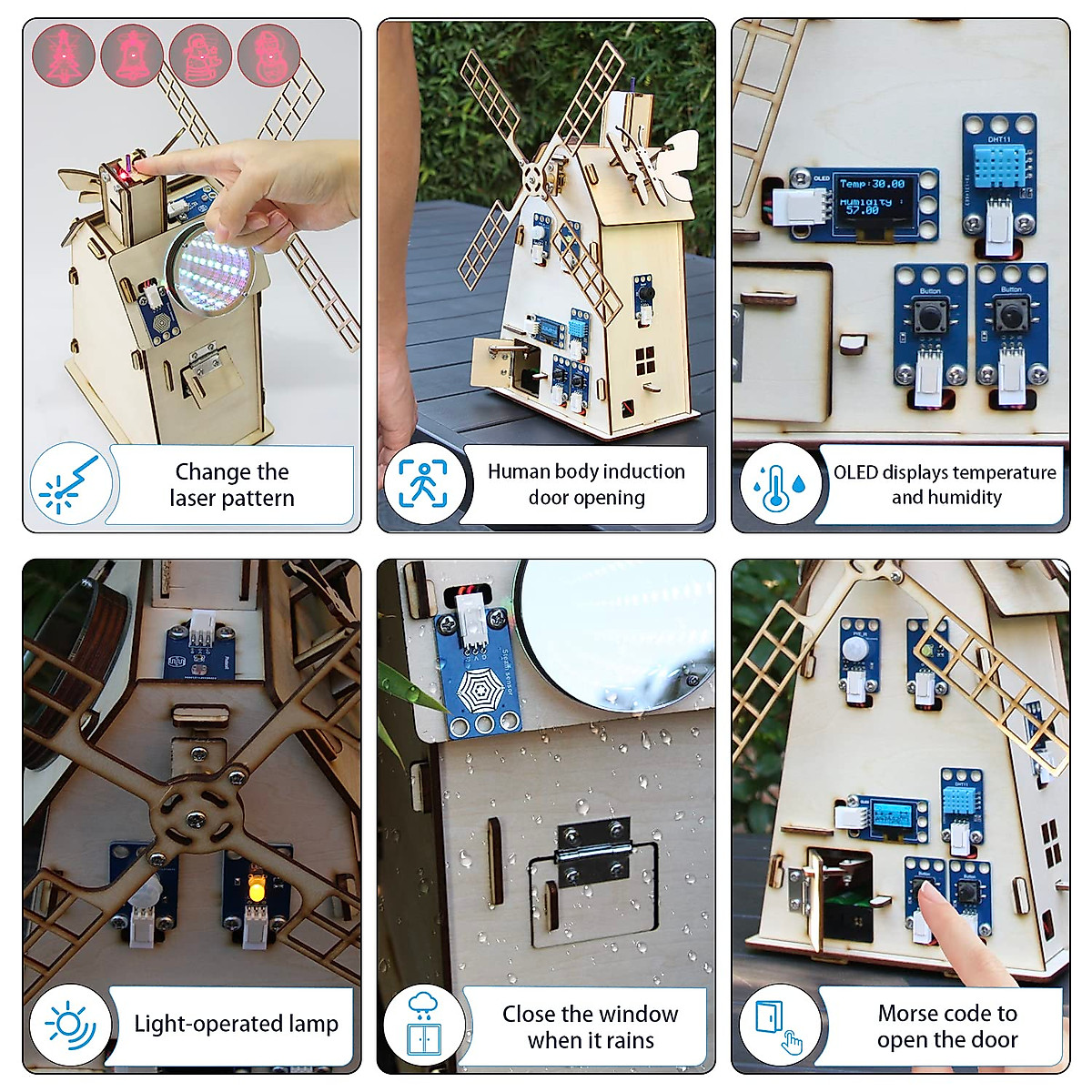 STRAYSNAIL Smart Home Starter Kit for Arduino Project, DIY Home Automation Kit for Beginner Teens Adults, Programmable Electronic Kits for Learning and Teaching