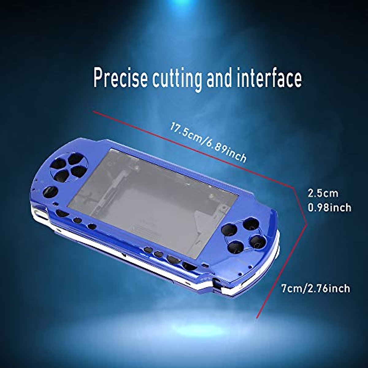 01 02 015 Console Case, Simple and Compact Game Console Replacement Shell with Screwdriver for Game Accessories(Blue)