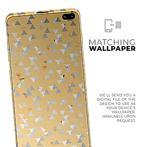 DesignSkinz Karamfila Yellow & Gray Floral V12 Protective Vinyl Decal Wrap Skin Cover Compatible with The Samsung Galaxy S20 (Screen Trim & Back Glass Skin)