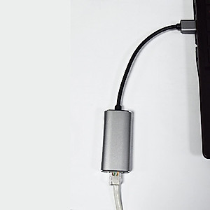 USB 3.1 to Ethernet Adapter with Cooling Vents for Laptop, Mac, Nintendo Switch, by Pacroban