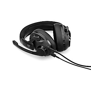 EPOS H3 Hybrid - Closed Acoustic Gaming Headset with Bluetooth - USB-A PC & 3.5mm Console Cable - Dual Microphones - Lightweight - Easy Adjustment - Long Battery Life - Multi-Platform Compatible Black