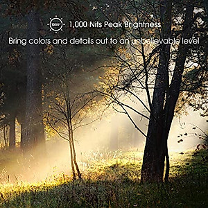 Hisense ULED Premium 55U7G QLED Series 55-inch Android 4K Smart TV with Alexa Compatibility, 1000-nit HDR10+, Dolby Vision & Atmos, 120Hz, HDMI 2.1, Game Mode Pro