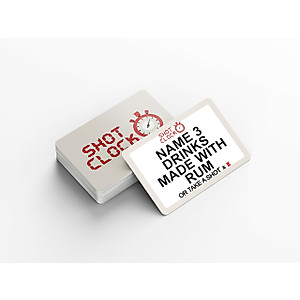 Shot Clock - Black Owned Drinking Card Games For Adults Urban Trivia Game - Great Drinking Games For Adults Party Shots A Fast Moving Intoxicated Drinking Card Game For Party Games For Adults Drinking
