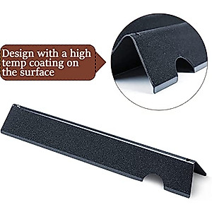 QuliMetal 18.7" Cooking Grates and 17 Inch Flavorizer Bars for Weber Genesis II/LX 400, Genesis II E410, E435, S435 (2017 and Newer) Series Gas Grills