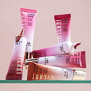 Milani Cheek Kiss Liquid Blush Makeup - Blendable & Buildable Cheek Blush, Lightweight Liquid Blusher and Cheek Color