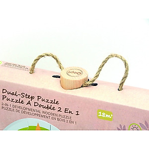 Wooden Puzzle | OOPS® | Two Puzzles in One, Hedgehog