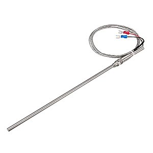 uxcell K Type Thermocouple M8 5x200mm Temperature Probe Sensor(0 to 600C) 5ft