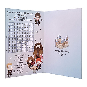Hallmark Birthday Card for Daughter - Harry Potter Illustrations and Activity