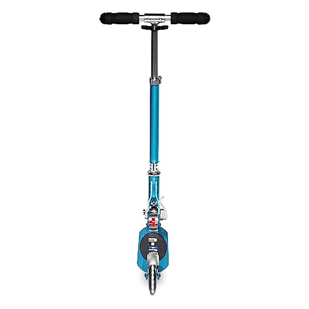 Micro Kickboard - Sprite LED, 2 Wheeled, Fold-to-Carry, Lightweight Swiss-Designed Micro Scooter with Light-Up Wheels for Children and Teens, Ages 6+, Ocean Blue