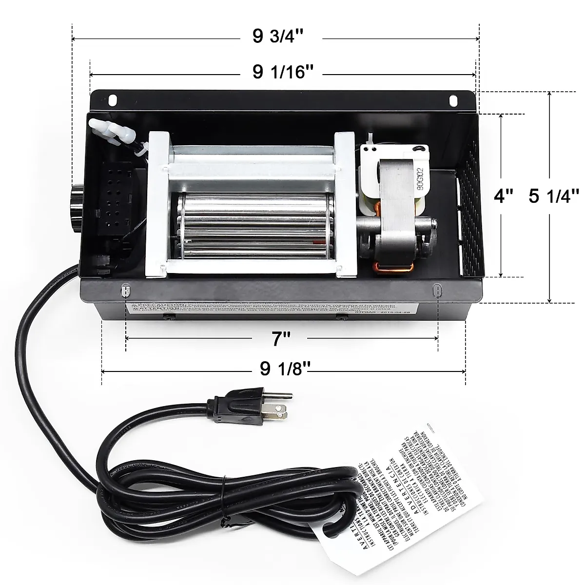Criditpid PBAR-2427 Fireplace Blower Fan Kit for Vent Free Stove or Wood Burning Stoves, Blower for GHP Group Pleasant Hearth VFS2-PH30DT, VFS2-PH20DT, VFS-PH20DT Fireplace