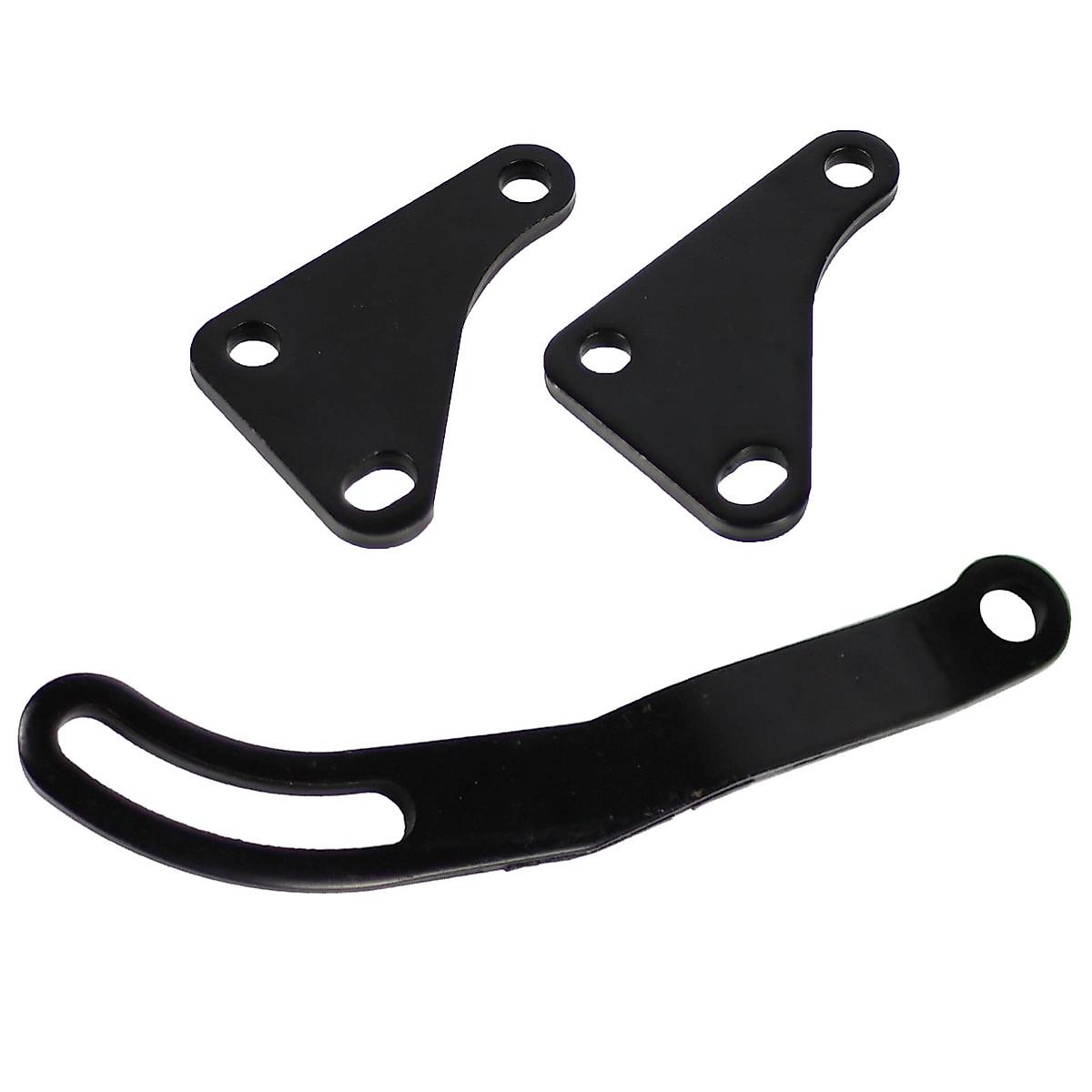 Power Steering Pump Mounting Bracket LWP SWP Compatible with SB SBC Ch-evy engines 262 265 283 302 305 307 327 350 400 Black