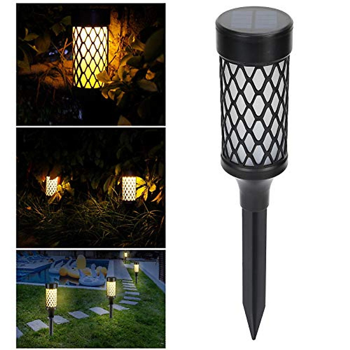 10LED Solar Garden Light, Solar Charging Home Courtyard Lawn Light, Unique Irregular Light Style, Suitable for Outdoor Use