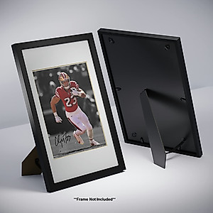 Ikonic Fotohaus Christian McCaffrey Epic Rush Signed Photo Autograph Print Wall Art Home Decor