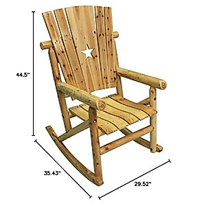 Leigh Country TX 95101 Aspen Single Rocker W/Star