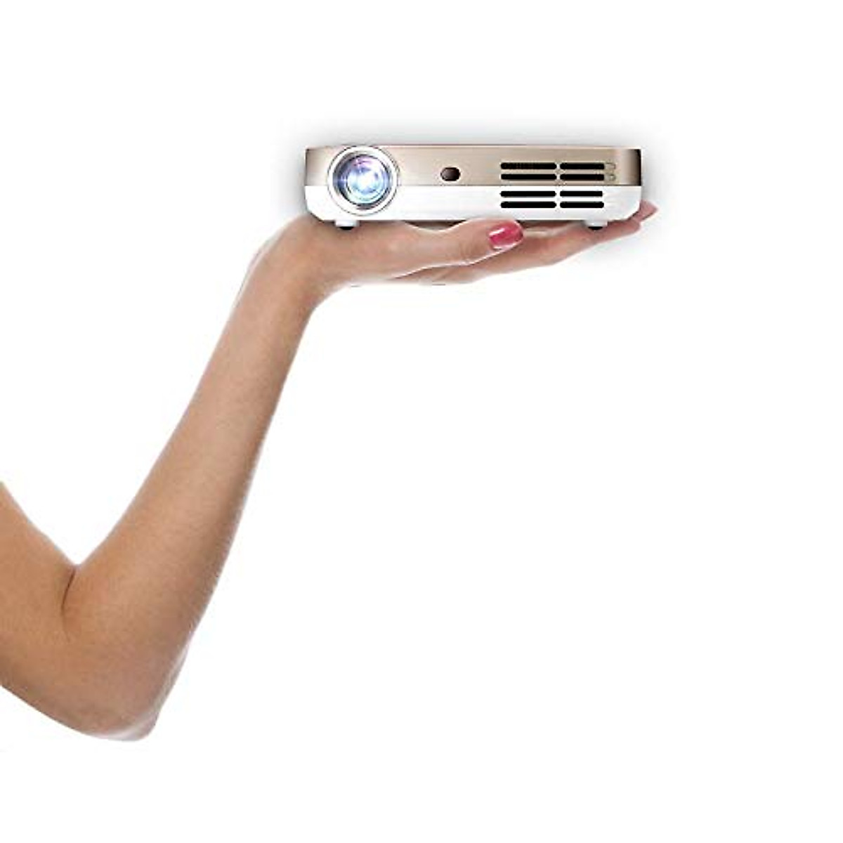 Optoma IntelliGO-S1 Mobile Android LED 720P DLP Projector (Rose Gold)