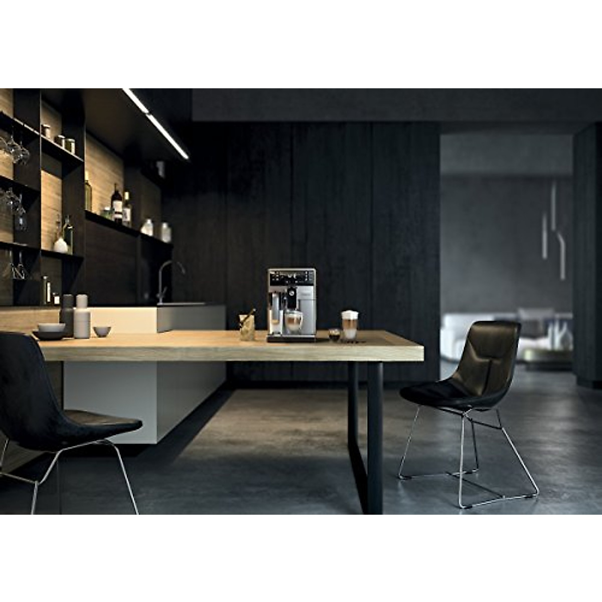 Saeco PicoBaristo Super Automatic Espresso Machine, 1.8 L, Stainless Steel, HD8927/47