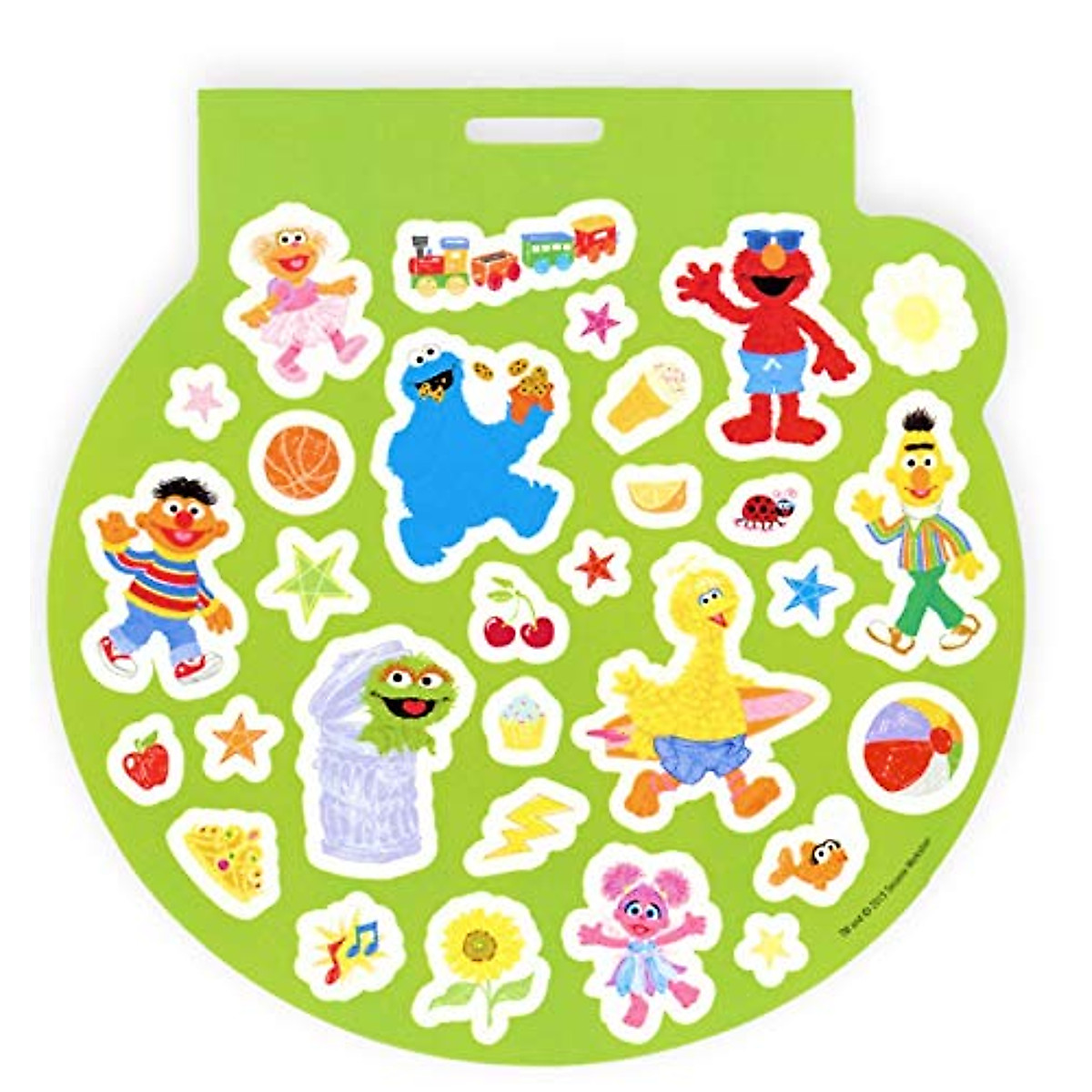 Sesame Street Shaped Sticker Book | Cookie Monster | Over 300 Themed Stickers