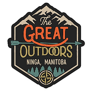 Ninga Manitoba The Great Outdoors Design 2-Inch Fridge Magnet