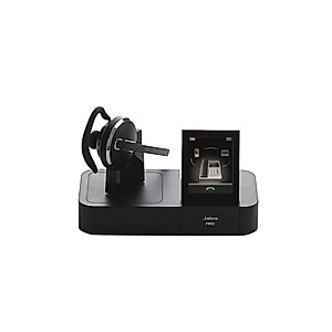 Jabra PRO 9470 Mono Wireless Headset with Touchscreen for Deskphone, Softphone & Mobile Phone (Certified Refurbished)