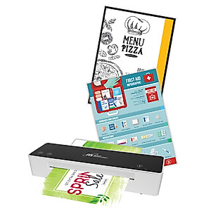 Royal Sovereign 3 Mil Thermal Laminating Pouches, 100 Pack, Menu Size, 18" x 12" x 0.6" Inches, Clear Gloss (RF03MENU0100)