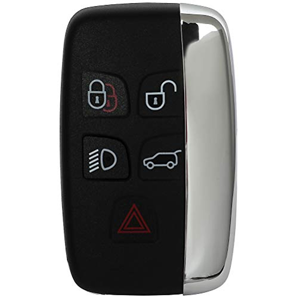 SCITOO Key Fob Shells Case * 1 PCS Replacement for Land Rover for LR2 for LR4 or Range Rover for Range Rover Evoque for Range Rover Sport 2012-2017 KOBJTF10A LR078921 LR050787