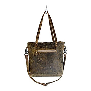 Myra Bag Resonance Leather & Cowhide Bag Upcycled Cowhide & Leather S-2849