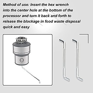 Garbage Disposer Unjamming Wrench/WRN-00 Garbage Disposal Wrench Tool - designed to dislodge jams or clutter from above the sink
