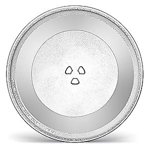 Microwave Plate Replacement for GE WB49X10129 Microwave Glass Turntable 12 3/4 Inch