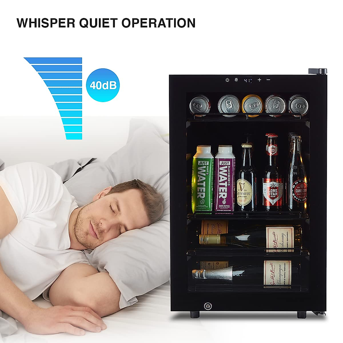 Smith & Hanks 80 Can Freestanding Beverage Cooler