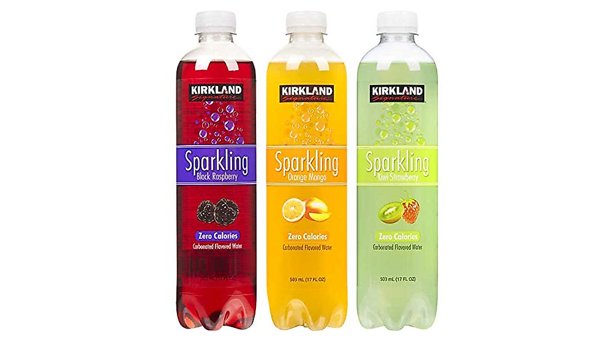 Kirkland Sparkling Water 24pk - Variety Flavors, Zero Calorie