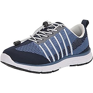 Apex Women's Breeze Athletic Knit Running Shoe Sneaker, Navy, 11 Wide US