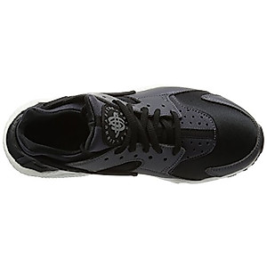 Nike Womens Air Huarache Run SE Running Trainers 859429 Sneakers Shoes (US 6.5, Metallic Hematite Black Dark Grey 001)