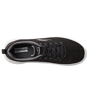 Skechers Men's Gowalk Flex-Athletic Workout Walking Shoes with Air Cooled Foam Sneakers, Black/Grey 2, 9.5