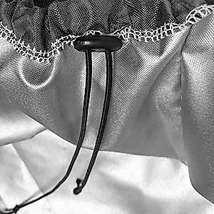 EPCOVER Portable Grill Cover for Weber Q2000, Q200 Series and Baby Q Gas Grill, Compared to Weber 7111, All Weather Protection，Gray