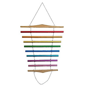 Yantra Cosmic Sound 8 Color Coded Chakra Healing Swing Chimes Bells Pipes Meditation Sound Healing with Mallet