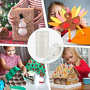 AK1980 1500 Glue Points Balloon Dot Glue Sticker, 6 Rolls Non-Liquid Glue Removable Craft Adhesive Point Tape for Party Arts DIY Balloon Decorations